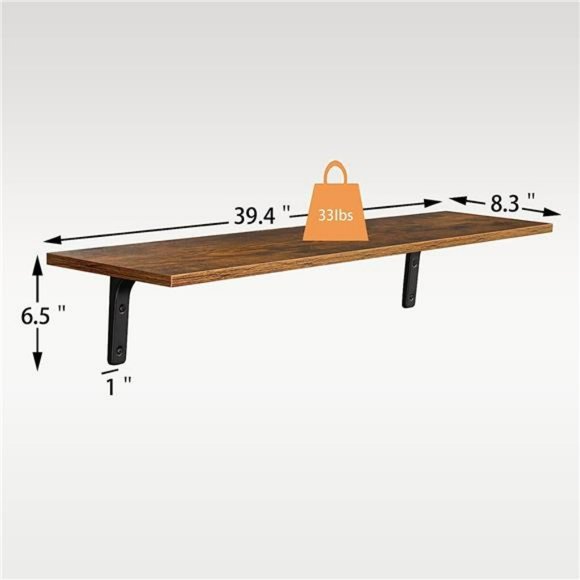 Wall Decor | Long Wall Shelves 394inch Wall Mounted Shelves Set Of 2 ...